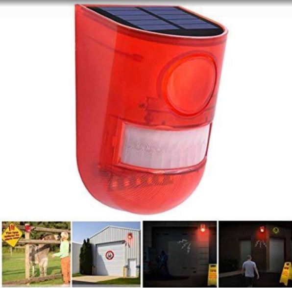 Solar powered alarm system – B35T