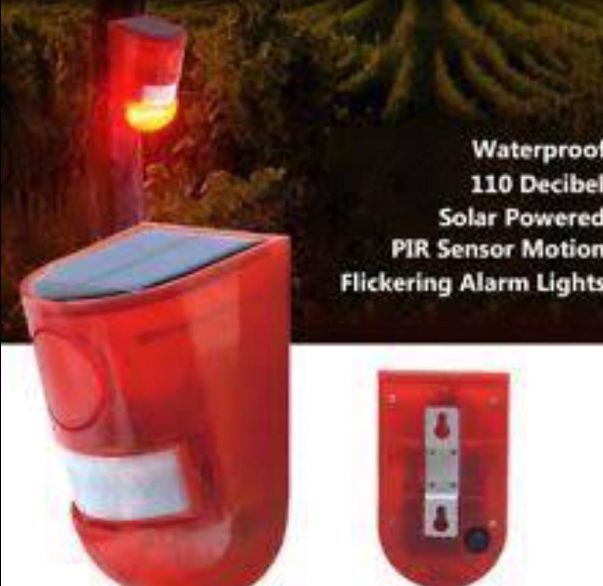 Solar powered alarm system – B35T