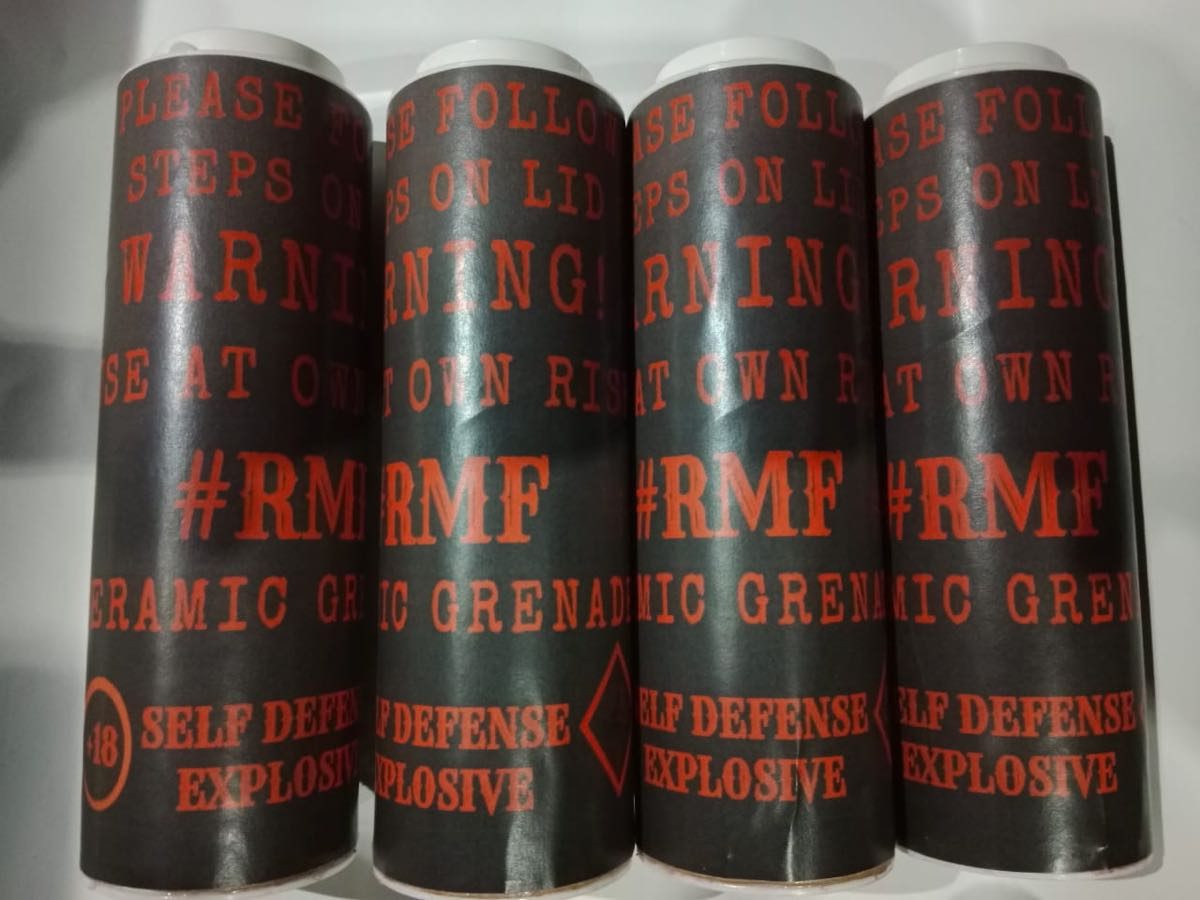 MIL-SPEC TEAR GAS/PAVA GRENADE (Single unit)(Pepper grenade with 5 ...