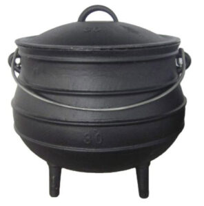 Nr30 Cast Iron 3 Poot Pot – B35T