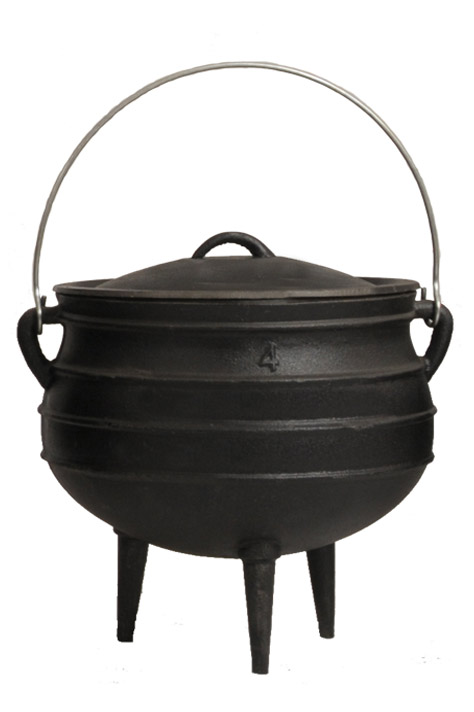 Nr4 Cast Iron 3 Poot Pot – B35T
