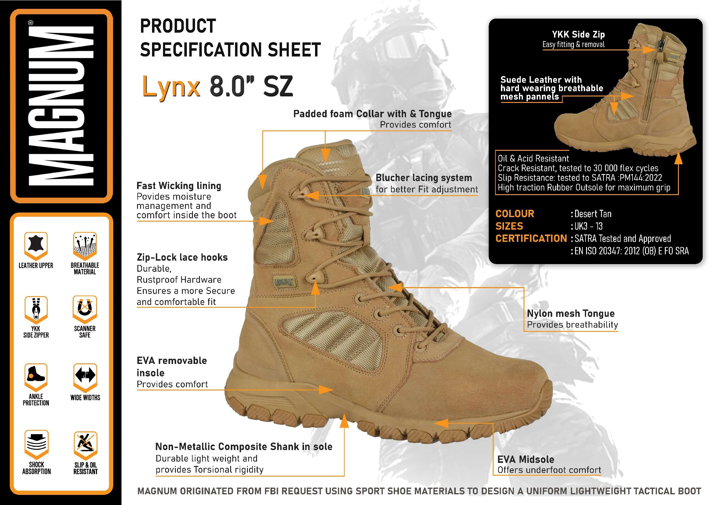 3. MAGNUM Boots – B35T