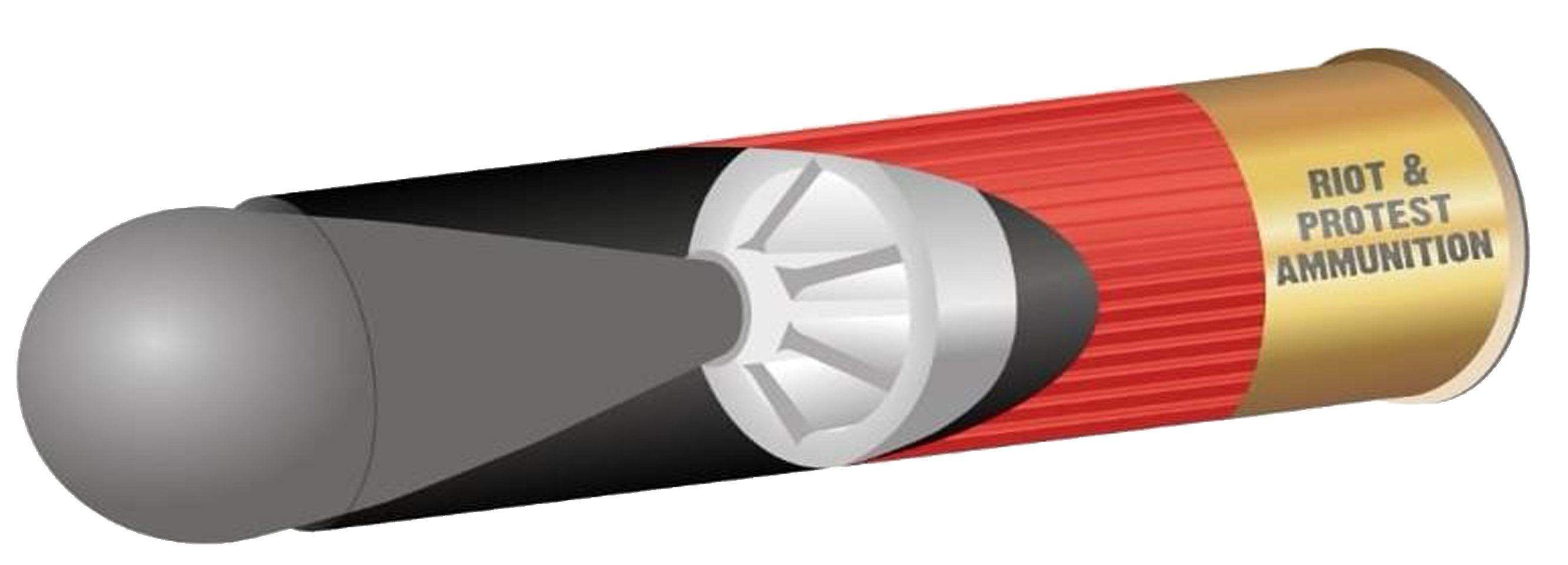 BATON Shell Riot Control 12-Gauge Rounds – B35T